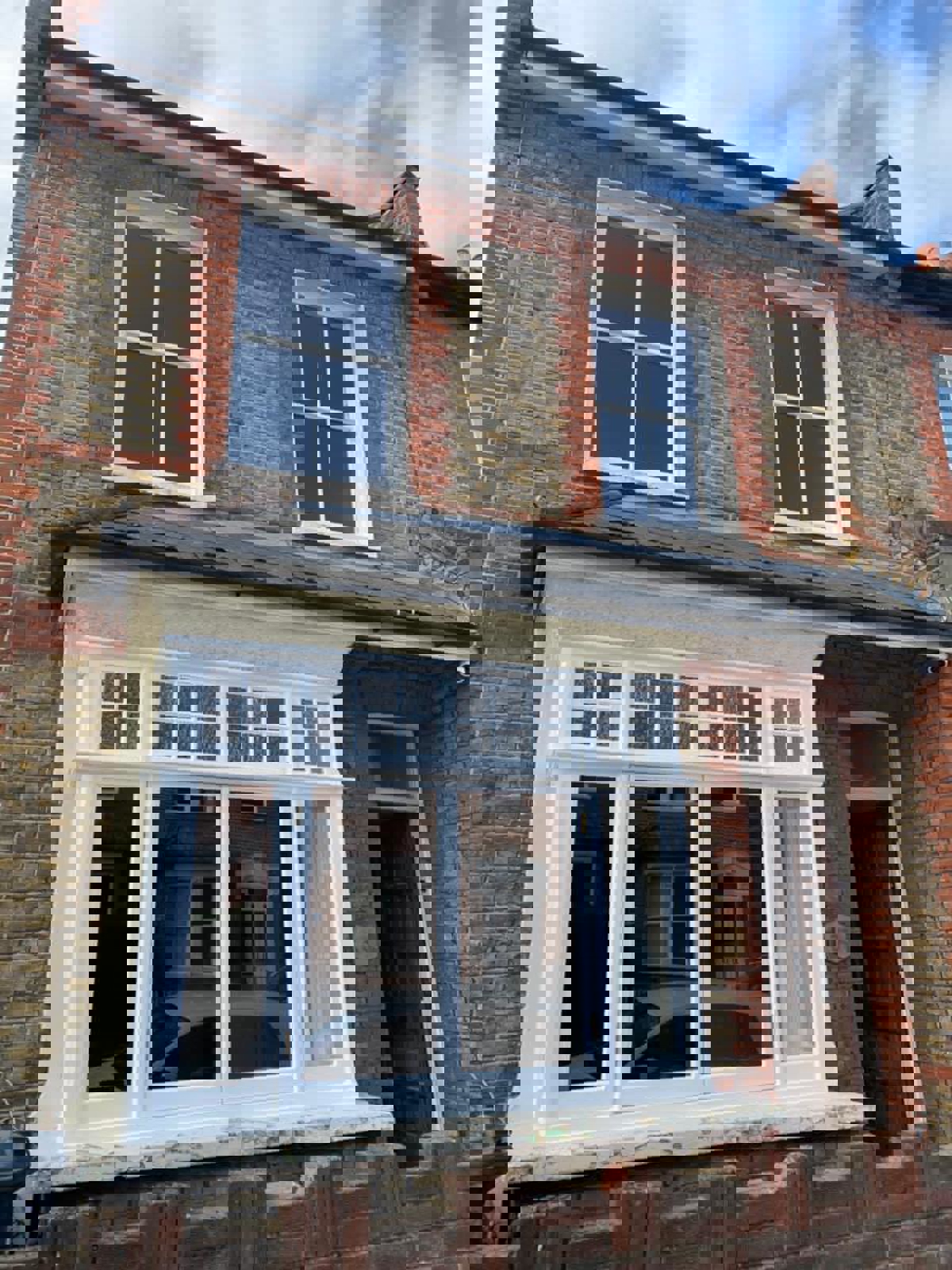 Full sash window restoration and casement window project